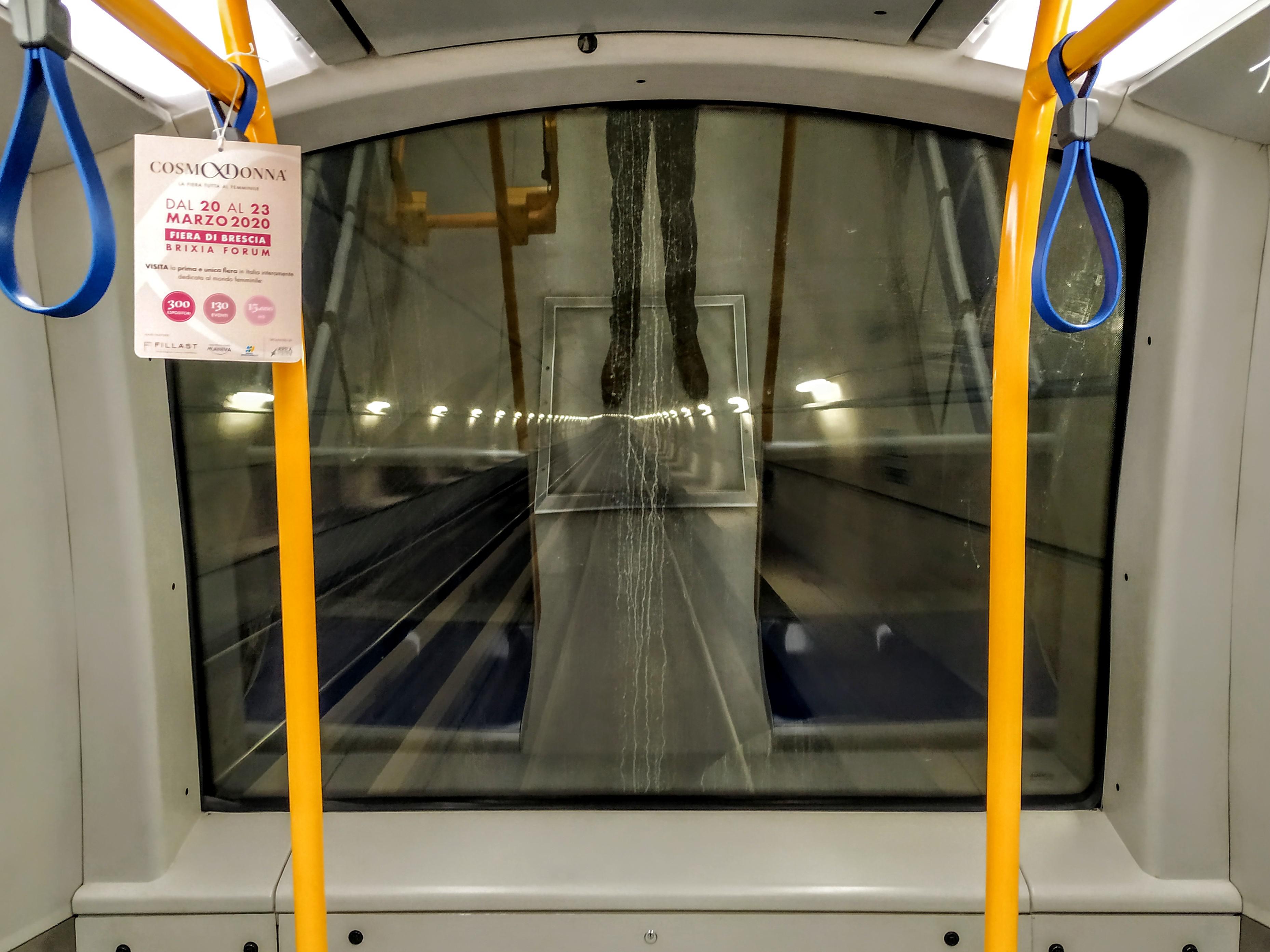 Brescia metro system again. The "cockpit" of one of our automatic trains [OC] | Scrolller