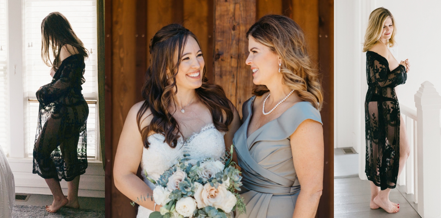 Bride And Brides Mother Both Do A Boudoir Shoot For The Lucky Groom