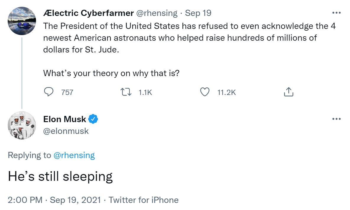 Brutal, but true. #SpaceX | Scrolller