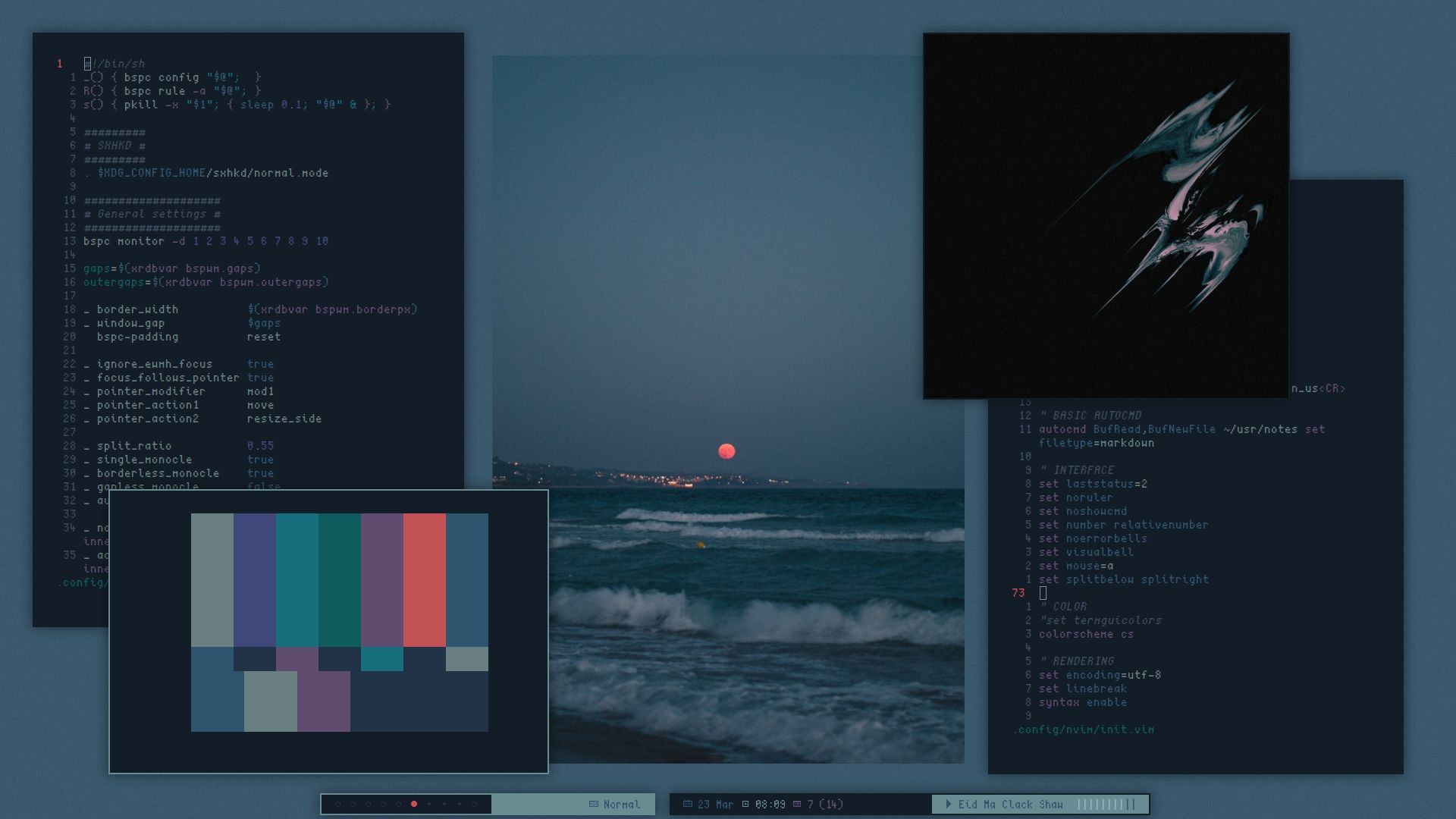 [bspwm] Bluu | Scrolller