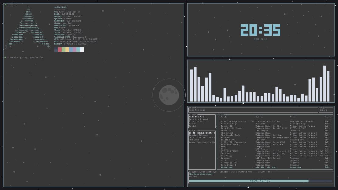 [Bspwm] First kinda rice | Scrolller