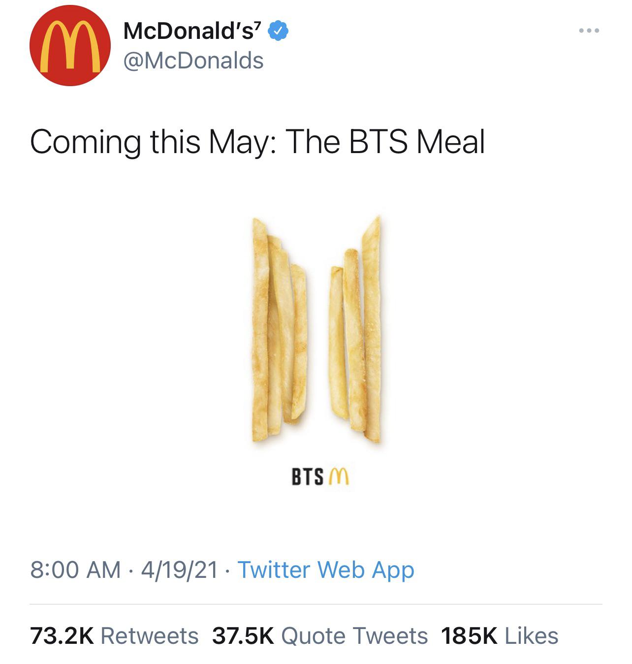 BTS Meal, May 26th | Scrolller