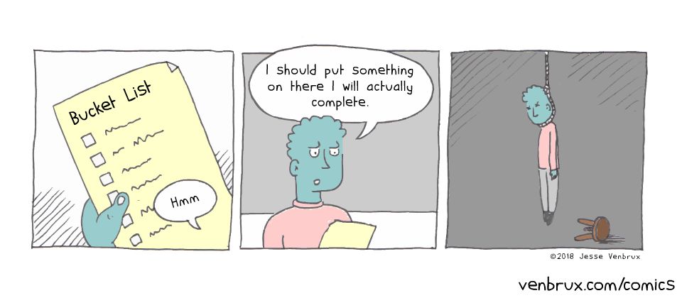 Bucket List [oc] | Scrolller