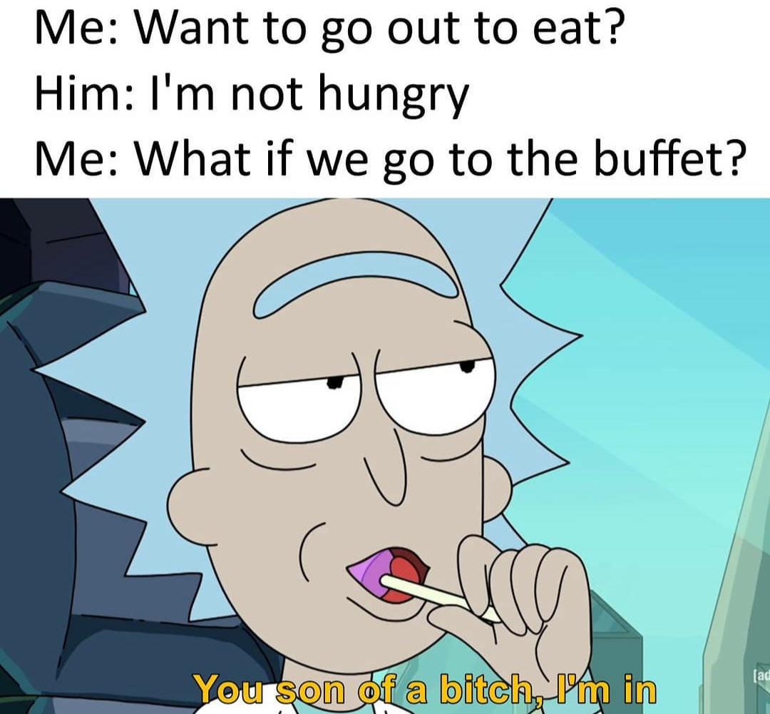 Buffet's are always the answer | Scrolller