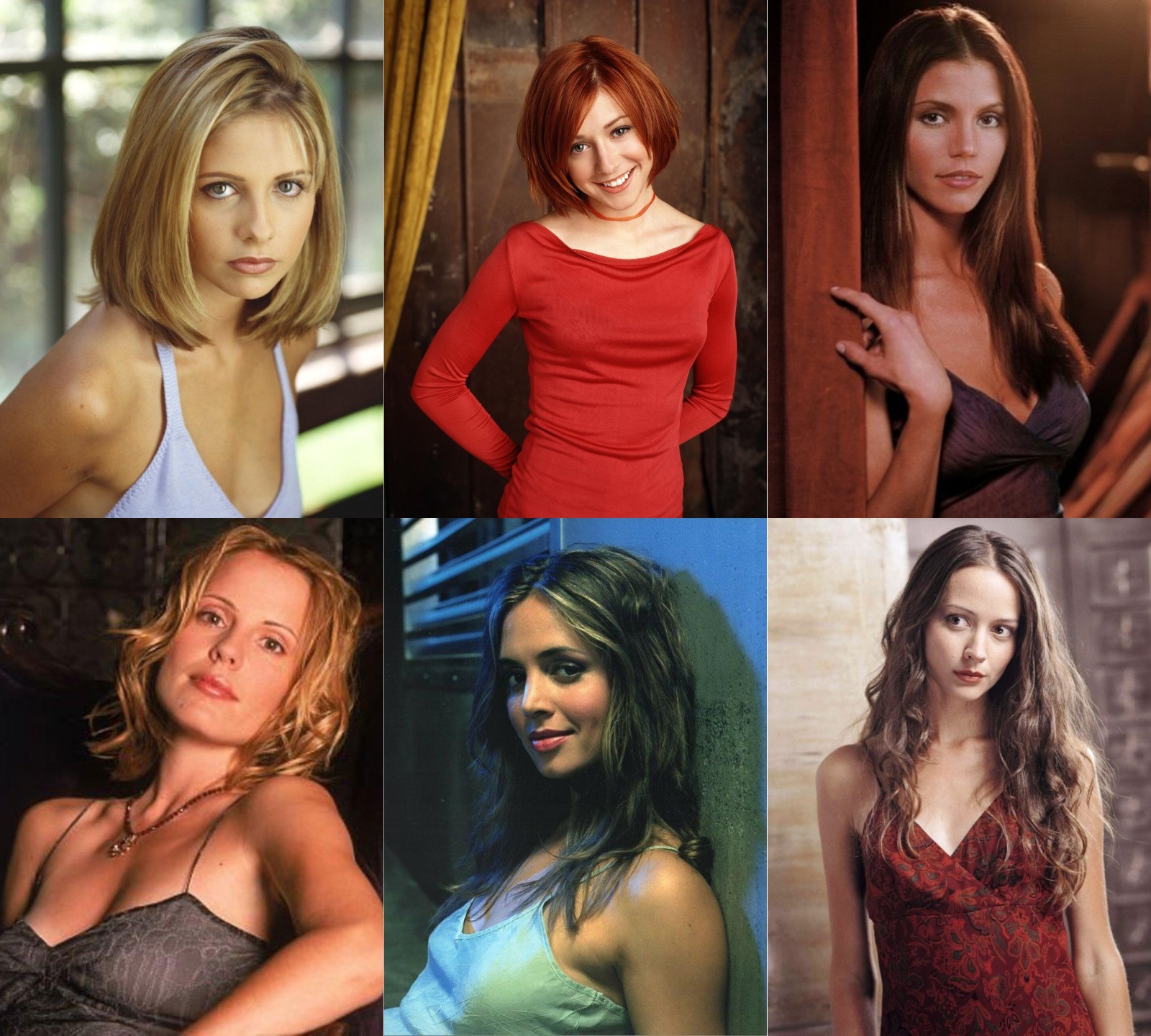 Buffy Superlatives: Sarah Michelle Gellar, Alyson Hannigan, Charisma Carpenter, Emma Caulfield ...