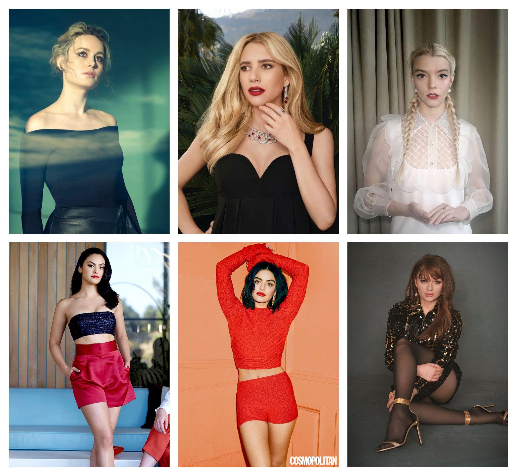 Build-a-Threesome: Select one Blonde and one Brunette, and then say the threesome's: 1. Foreplay ...