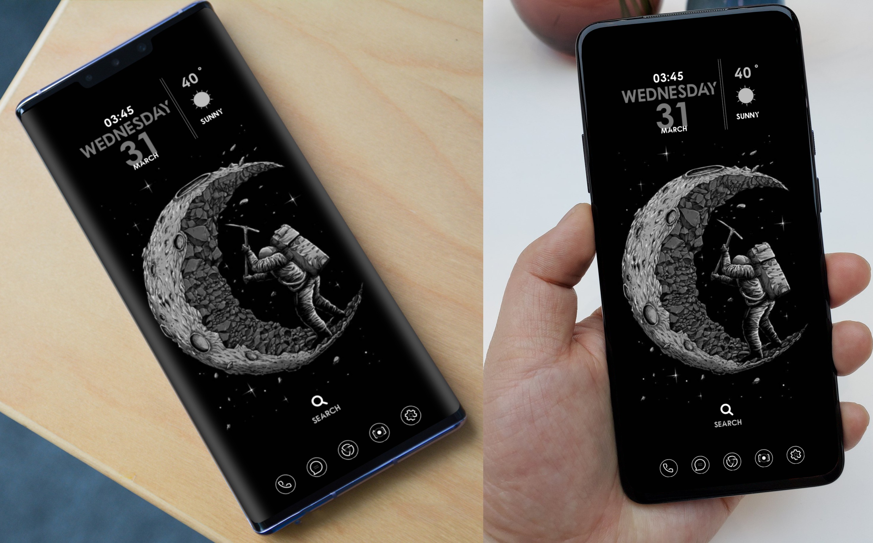 "Building the Cresent" Nova /Klwp | Scrolller