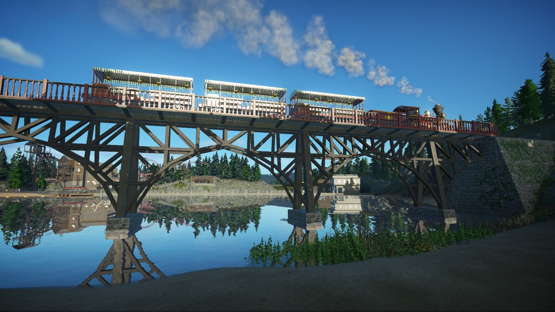 Built a bridge for my train tracks | Scrolller