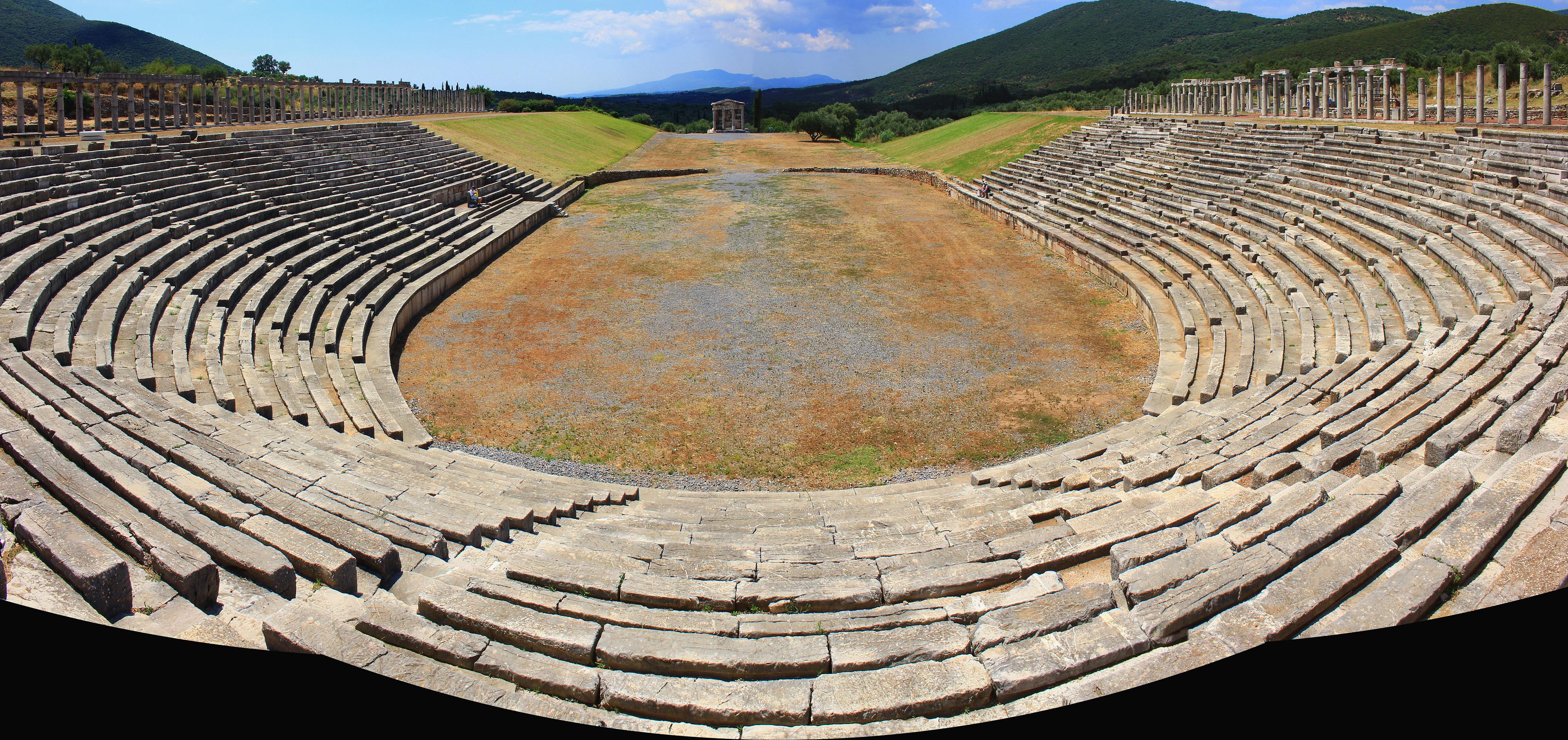 Built over 2200 years ago - The ancient stadium of Messini in Greece | Scrolller