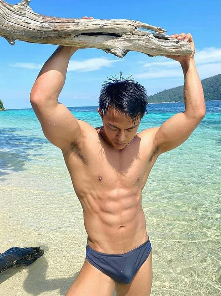 Bulging In Navy Blue | Scrolller