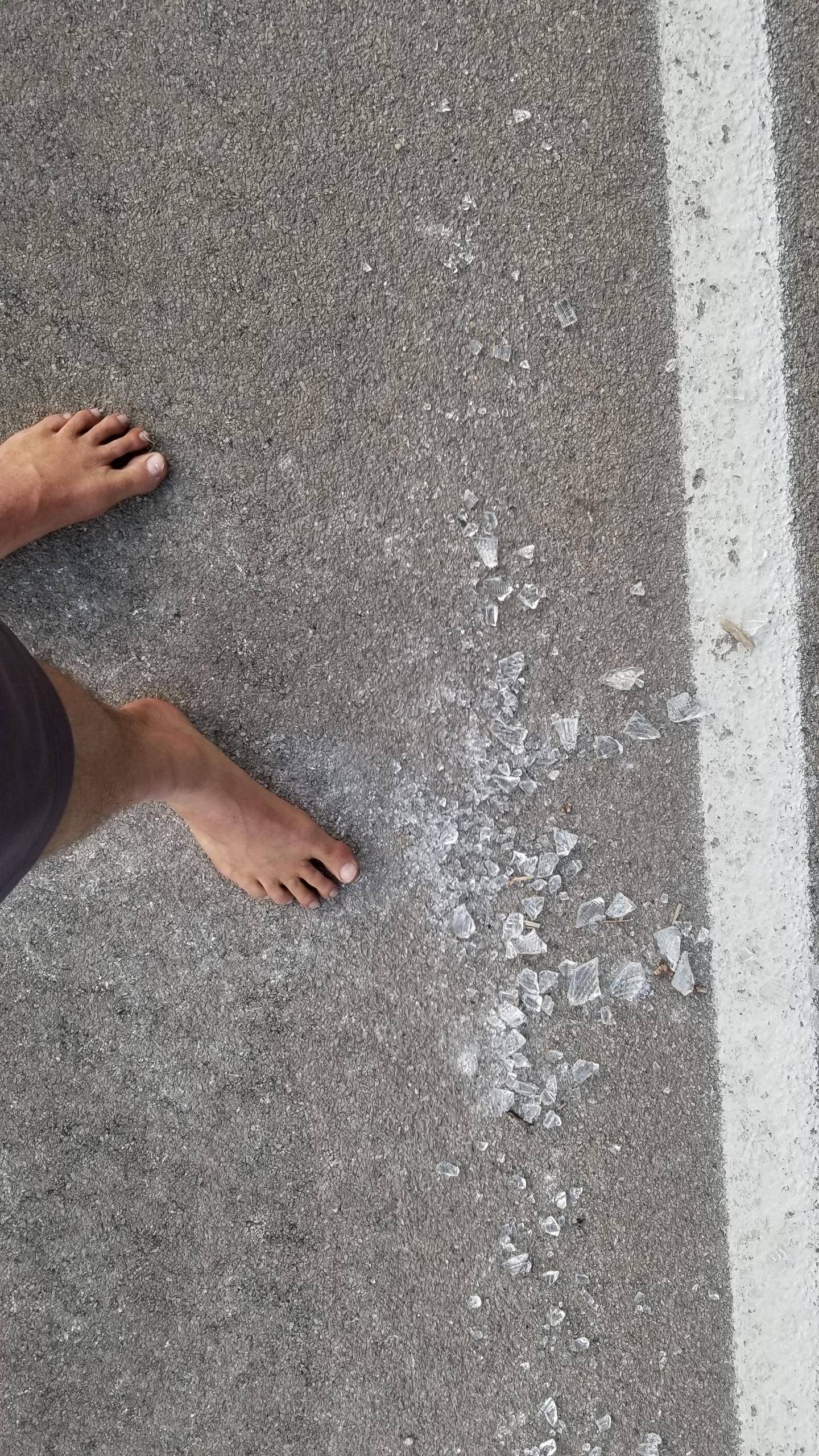 "But what about broken glass?!?!" | Scrolller