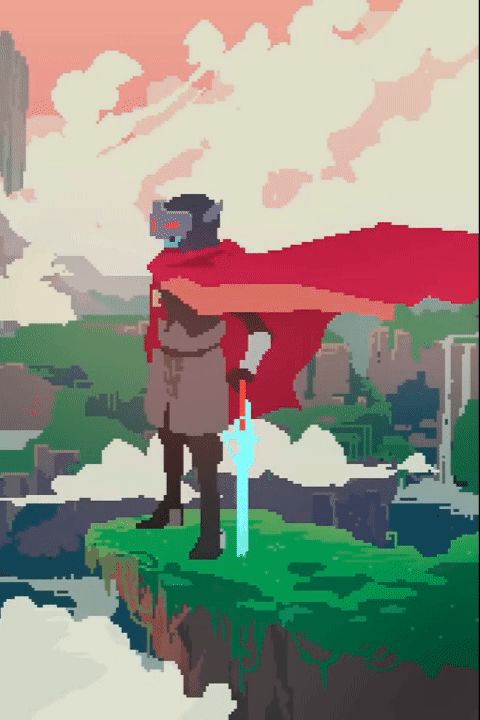 [C] Hyper Light Drifter animated | Scrolller