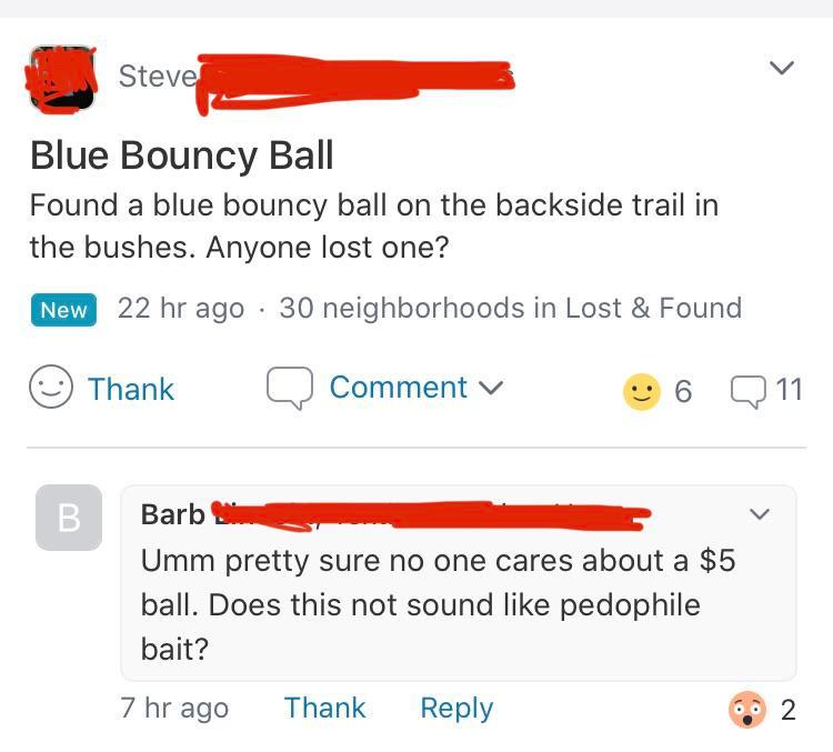 C’mon Barb, who spends $5 on a bouncy ball?! | Scrolller