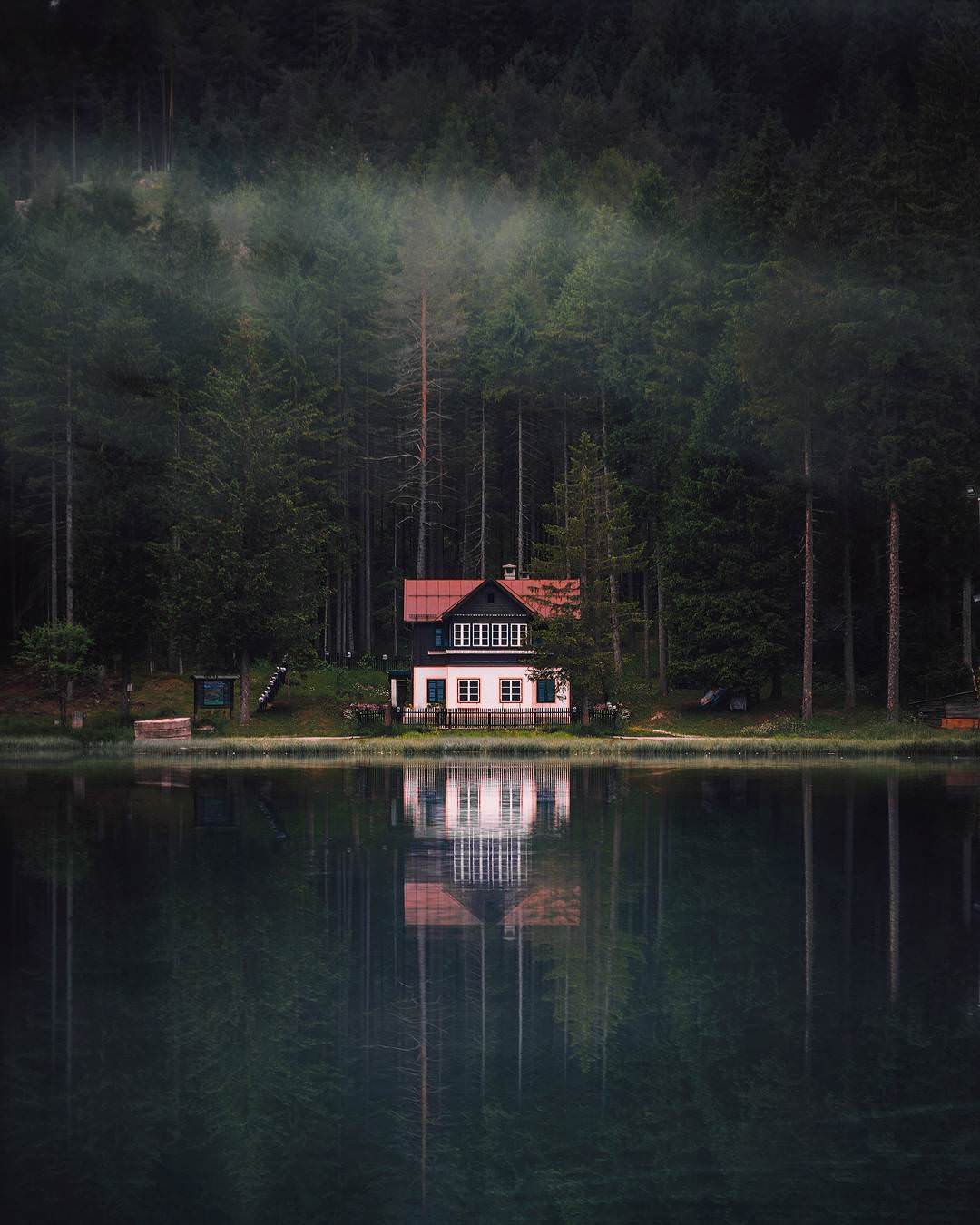 Cabin on the Lake | Scrolller
