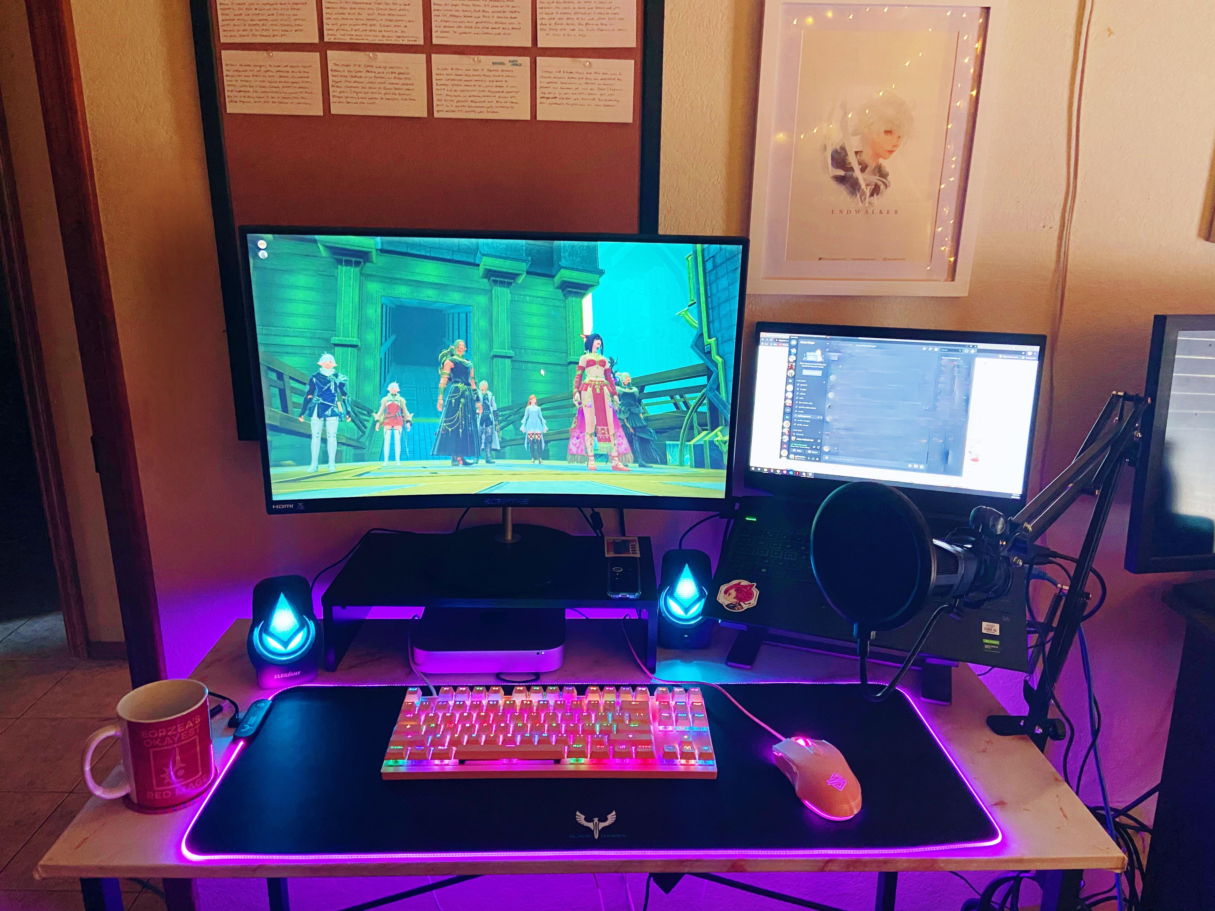 Cable management is next but finally got my set up done! | Scrolller