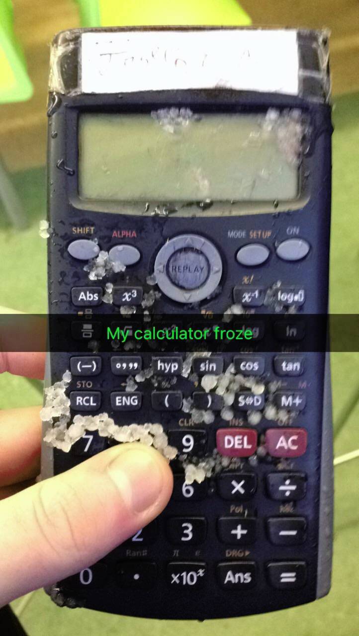 Calculator froze | Scrolller