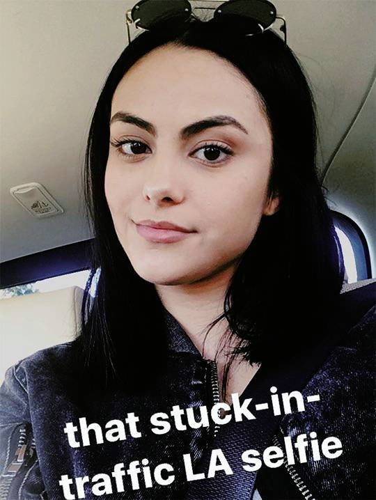 Camila Mendes stuck in la Traffic | Scrolller