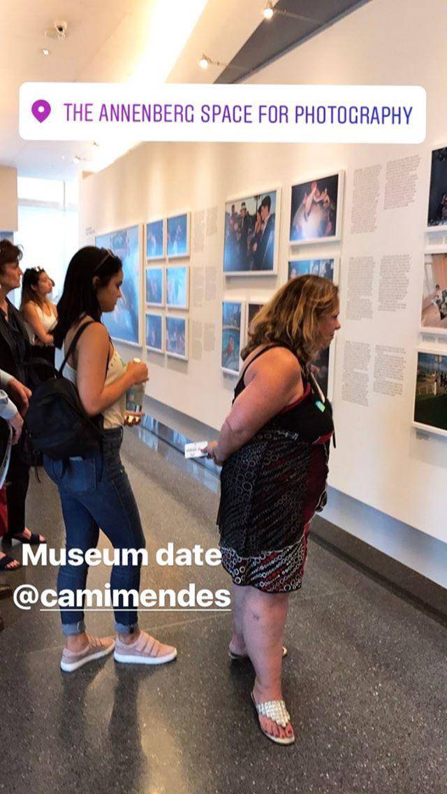 Camila Mendes at the museum | Scrolller