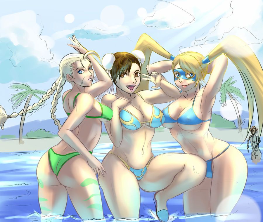 Cammy, Chun Li and R. Mika by luxarman | Scrolller