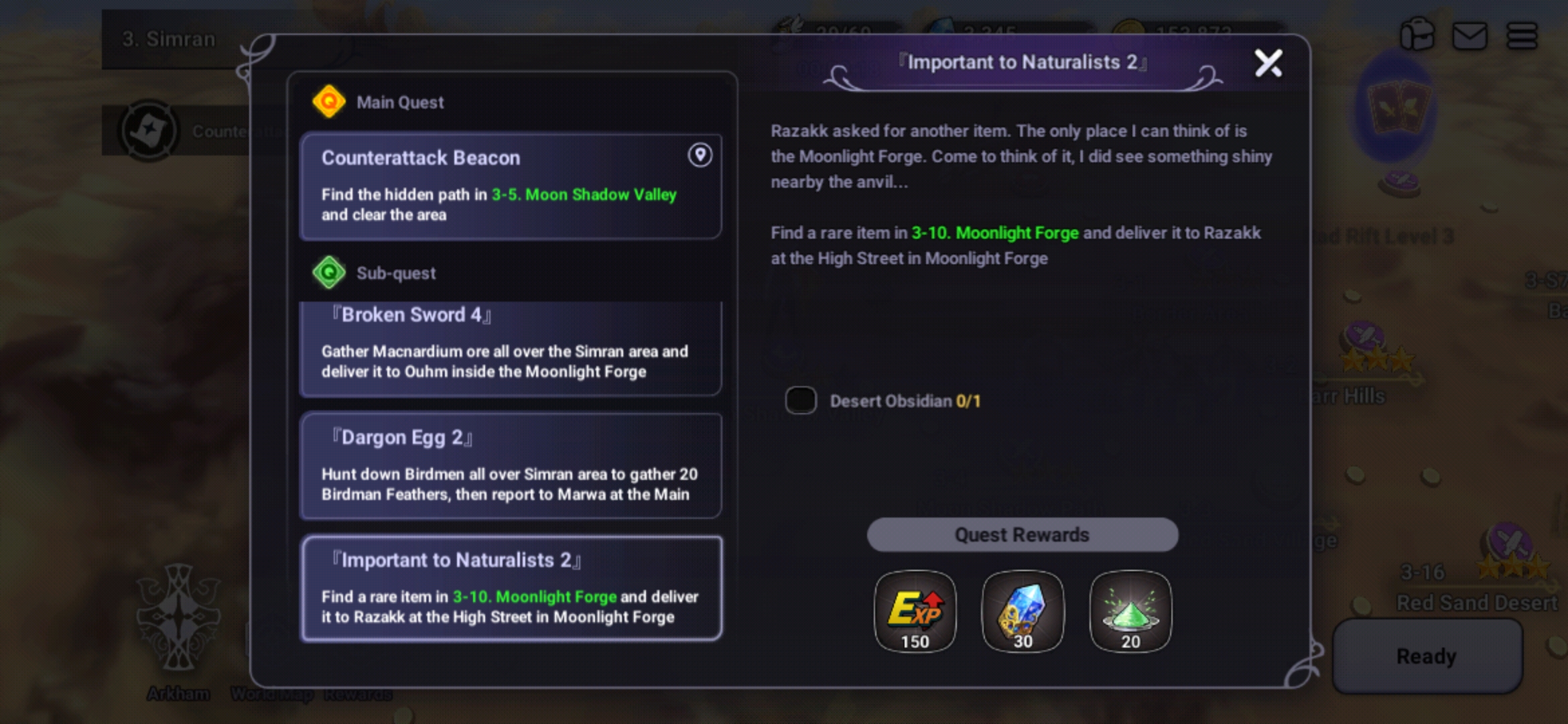 Can anyome help me solve this sub quest please. I looked all over the ...