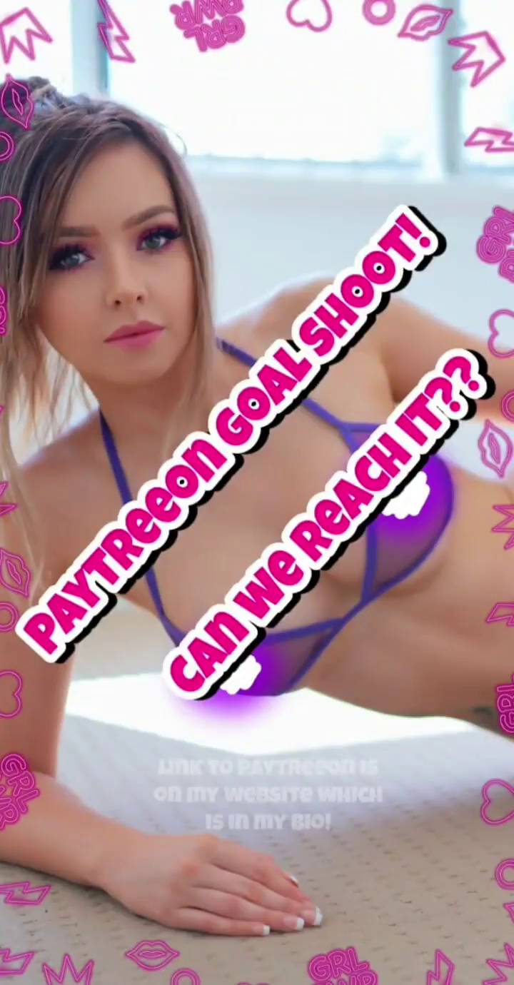 Can you believe if she reaches her goal, first nips pics will be overly edited Beethy pics. Ouch ...