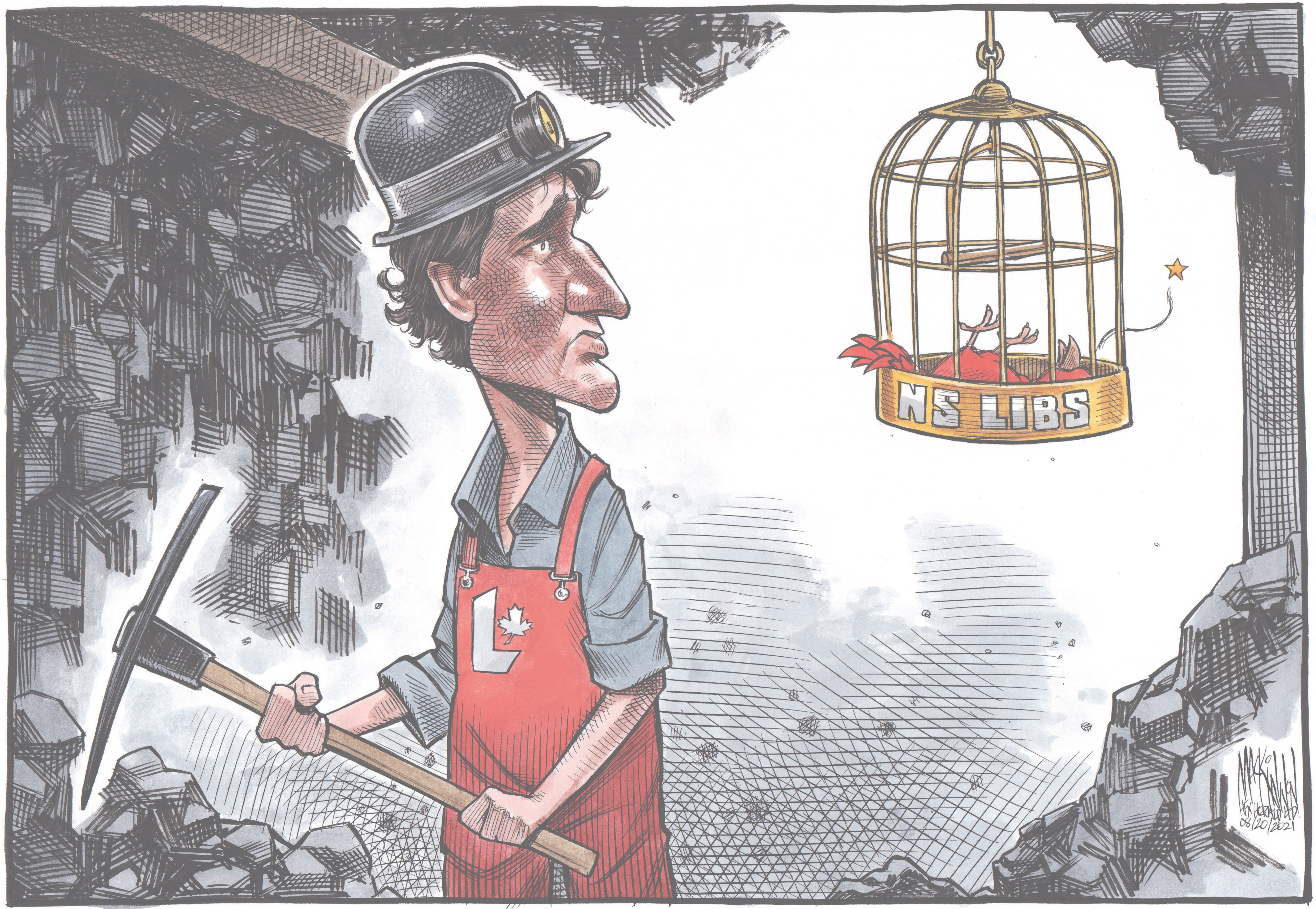 Canary croaks in Trudeau campaign coal mine | Scrolller