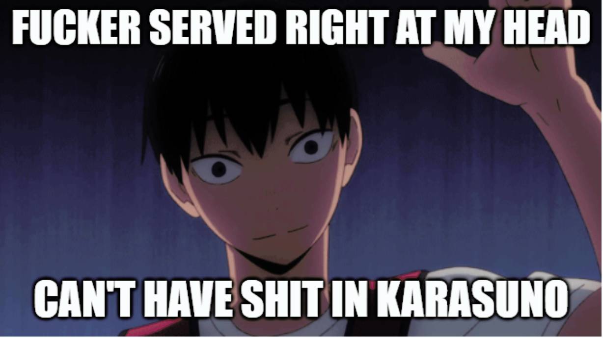 can't have shit in karasuno | Scrolller