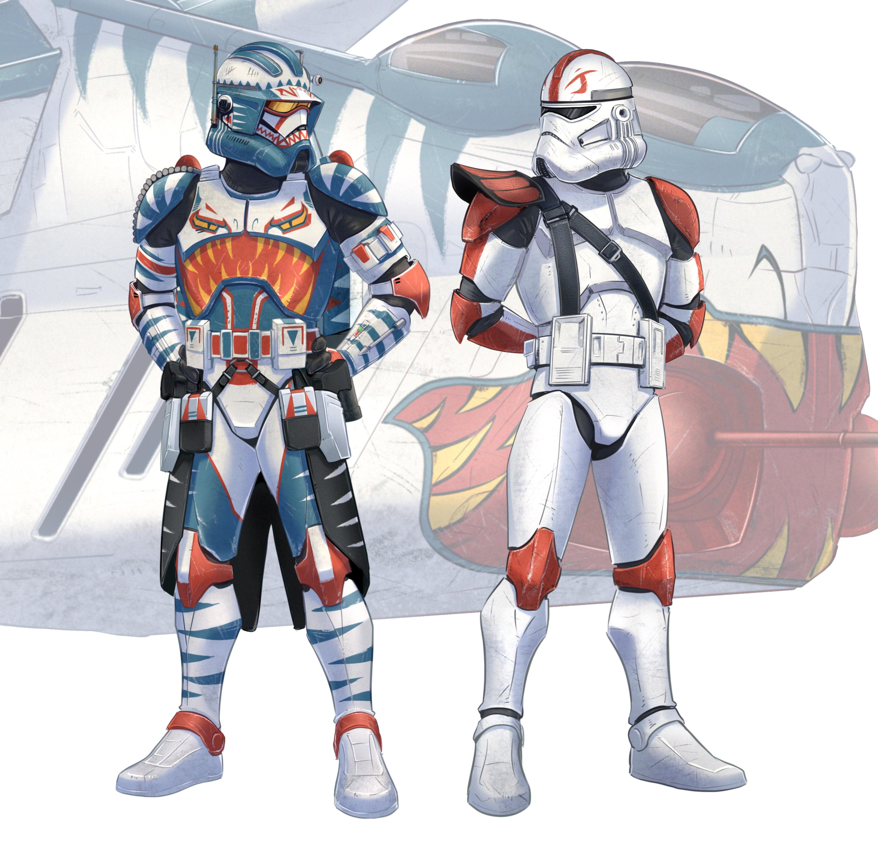 Captain Fordo and commander V-CT (OC) by BirdyRaider | Scrolller