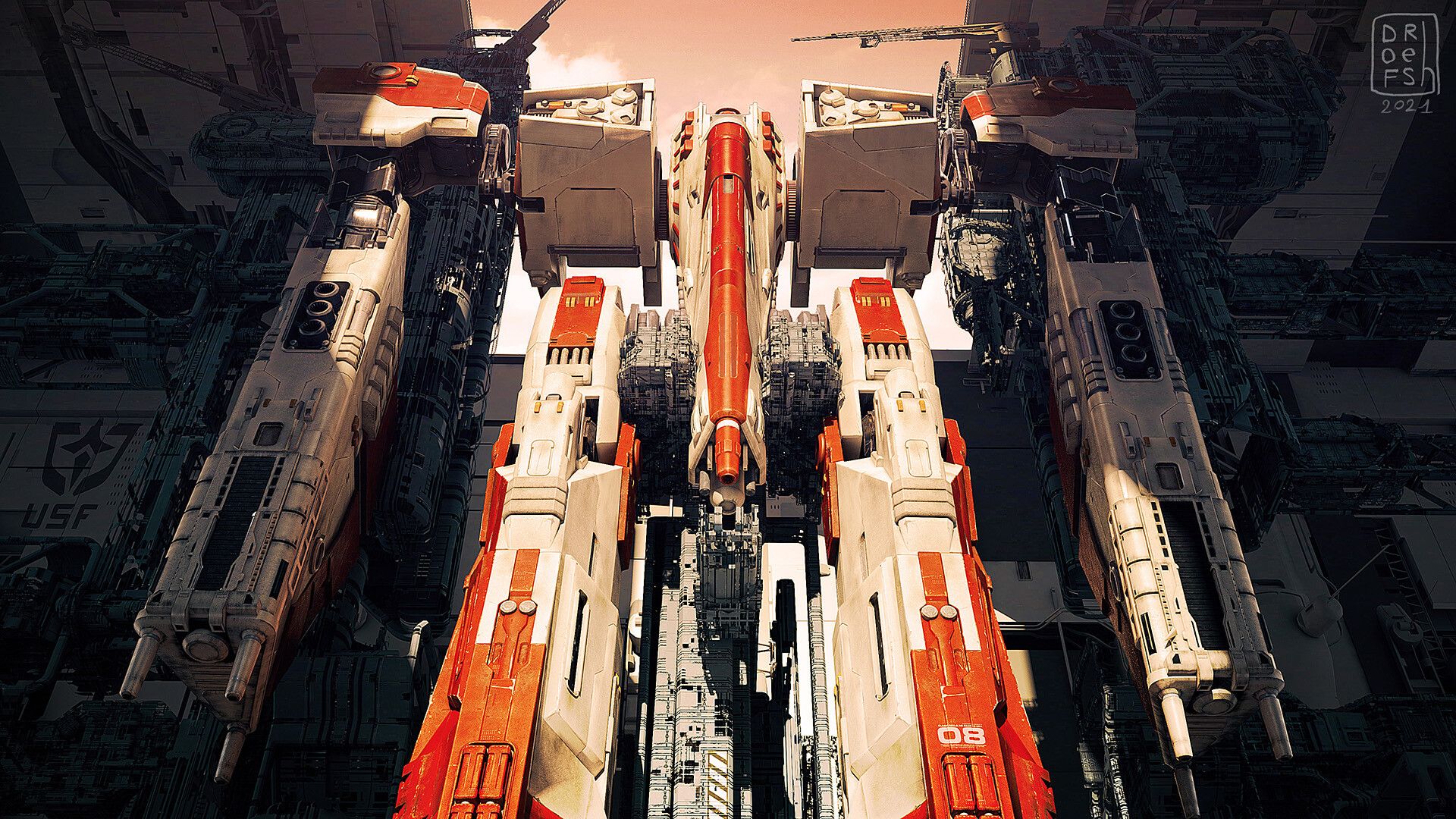 ArtStation - Infinite fleet / Carrier by DOFRESH . | Scrolller