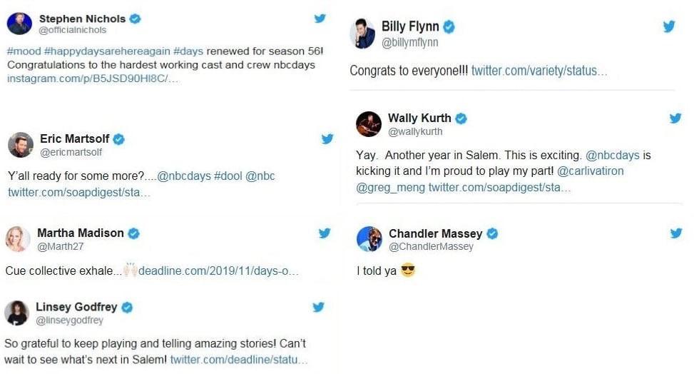 Cast reactions to renewal news | Scrolller