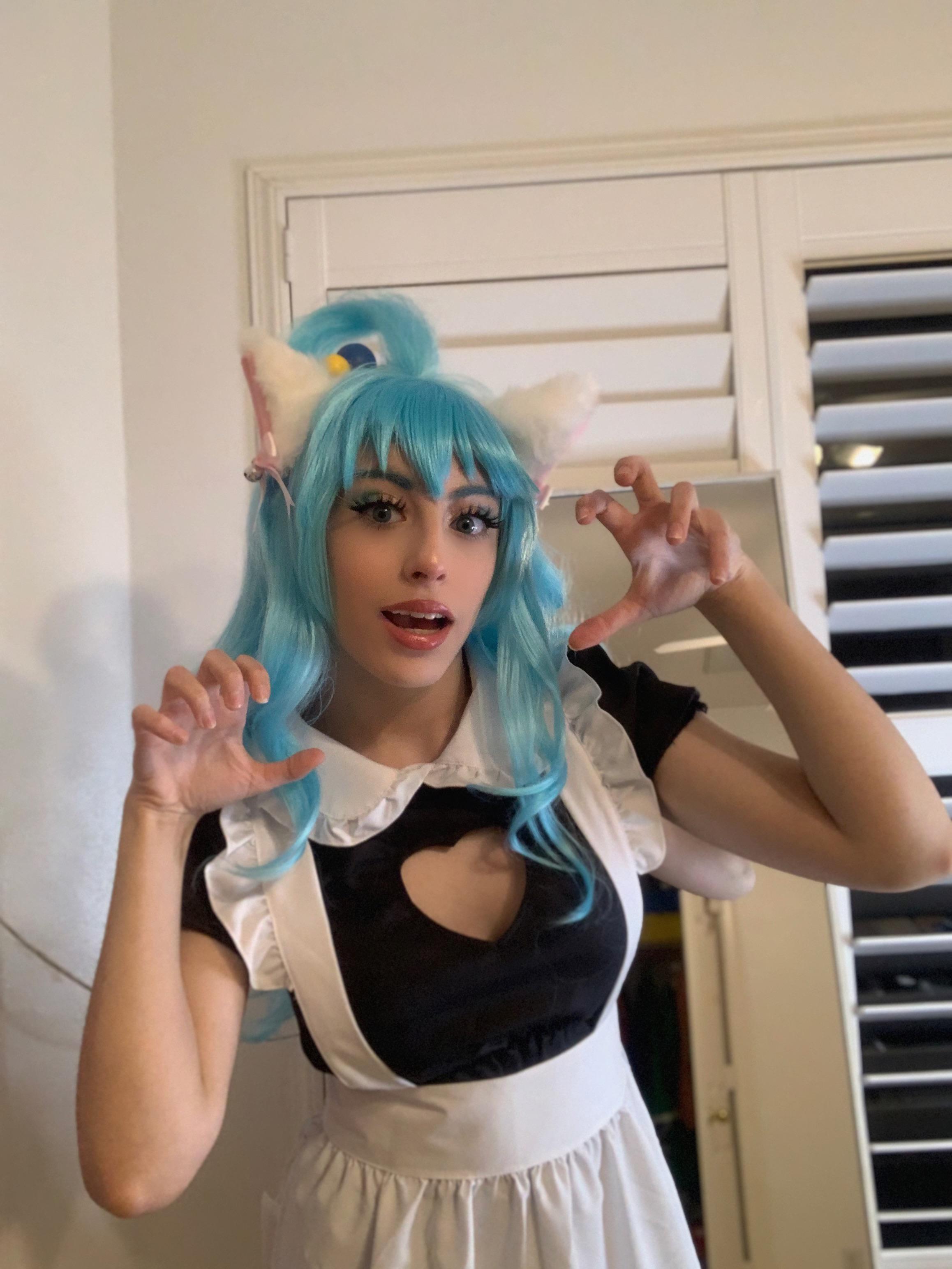 Cat girl aqua~ | Scrolller