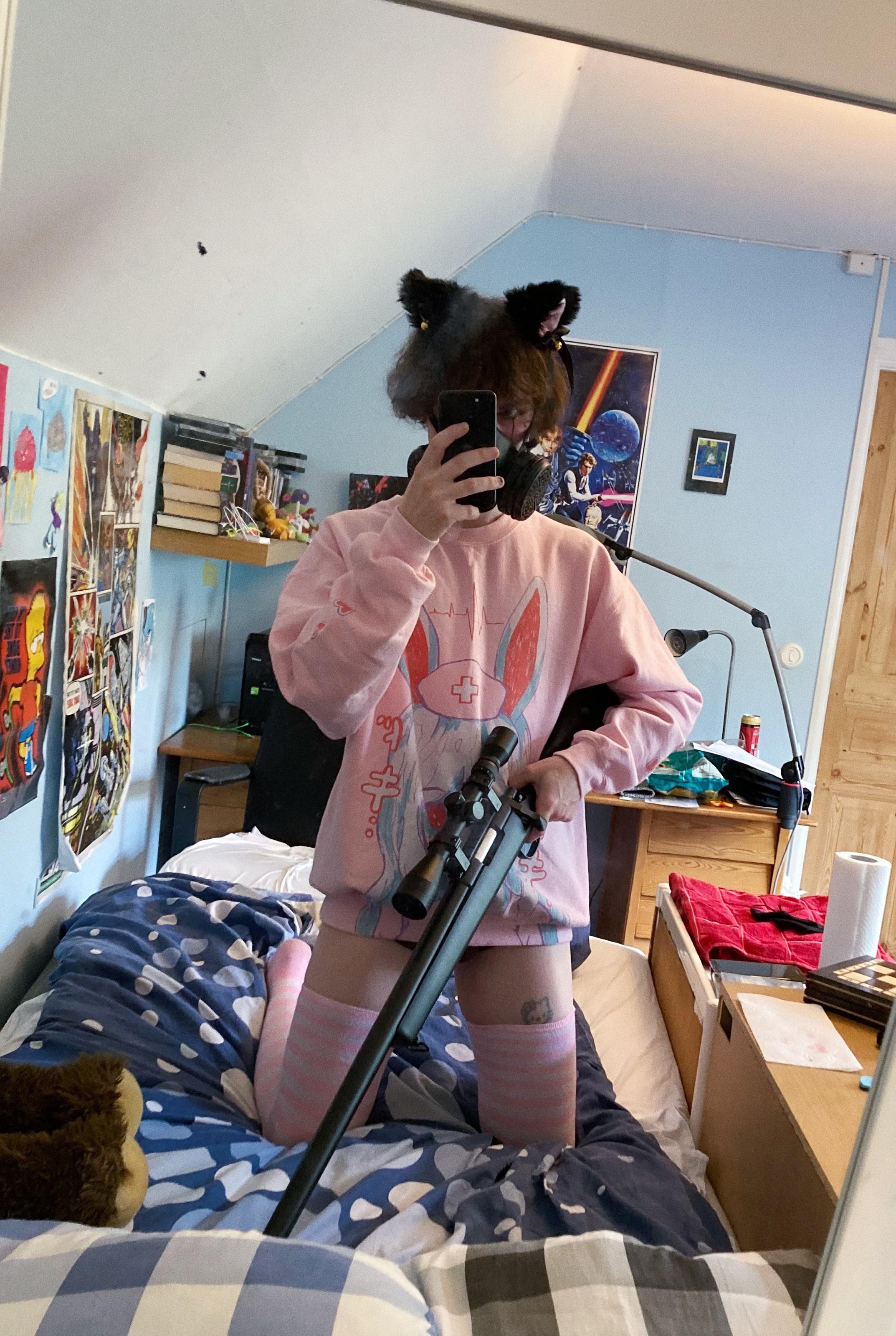 Catboy with a sniper rifle 😼 | Scrolller