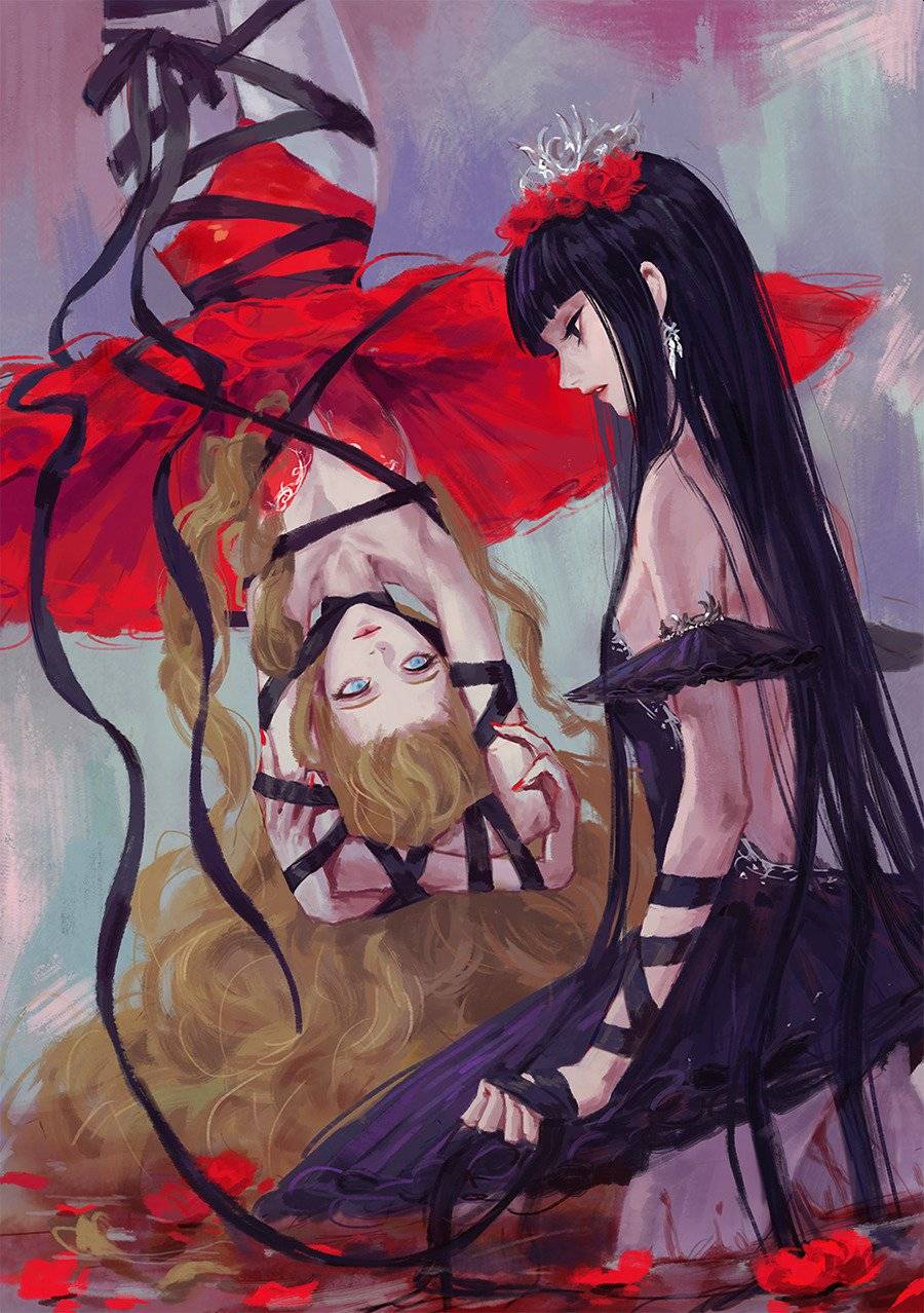 Caught in her ribbons | Scrolller