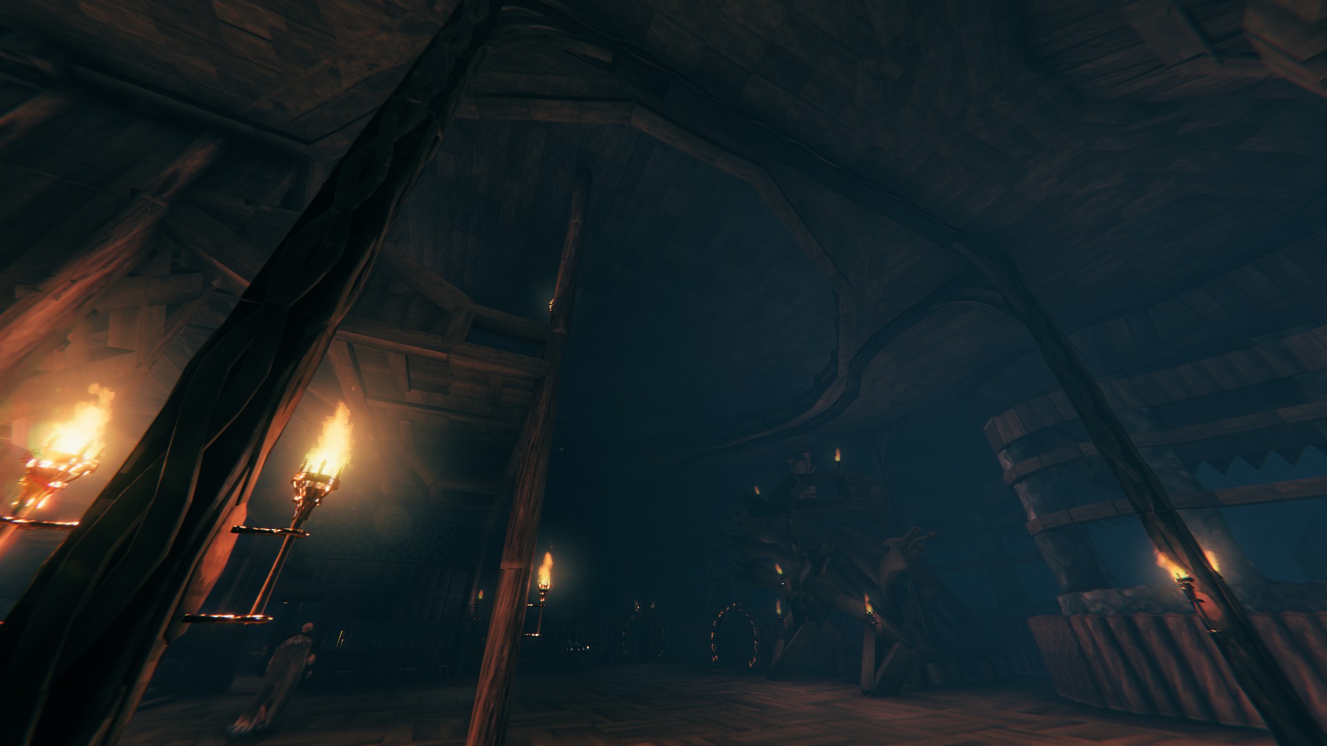 Cavernous Main Hall of Gnitaheiðr Keep | Scrolller