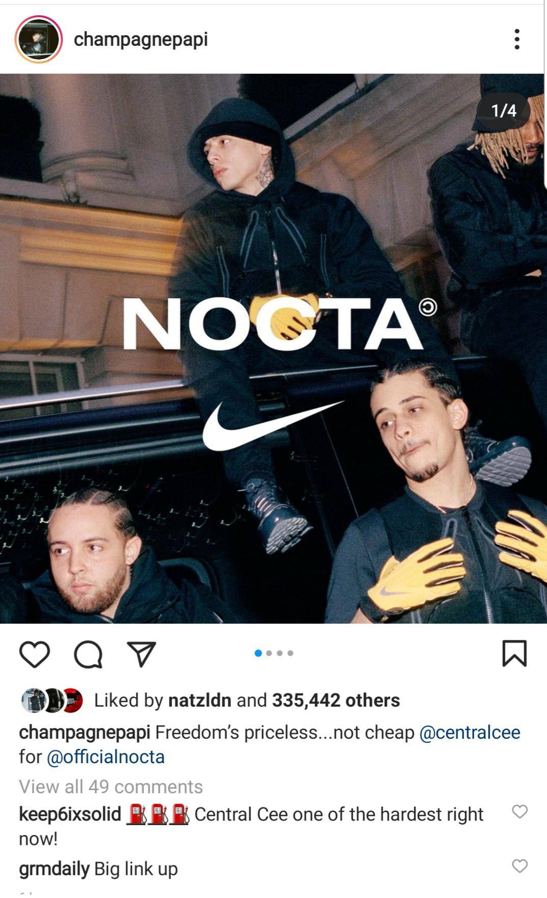 Central Cee modelling for the new Nocta Campaign🔥 | Scrolller