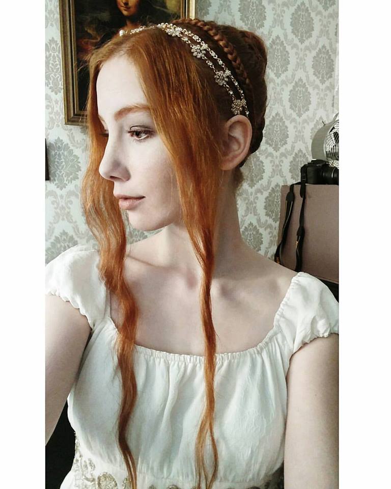 Channeling her regency-self for today's video shoot | Scrolller