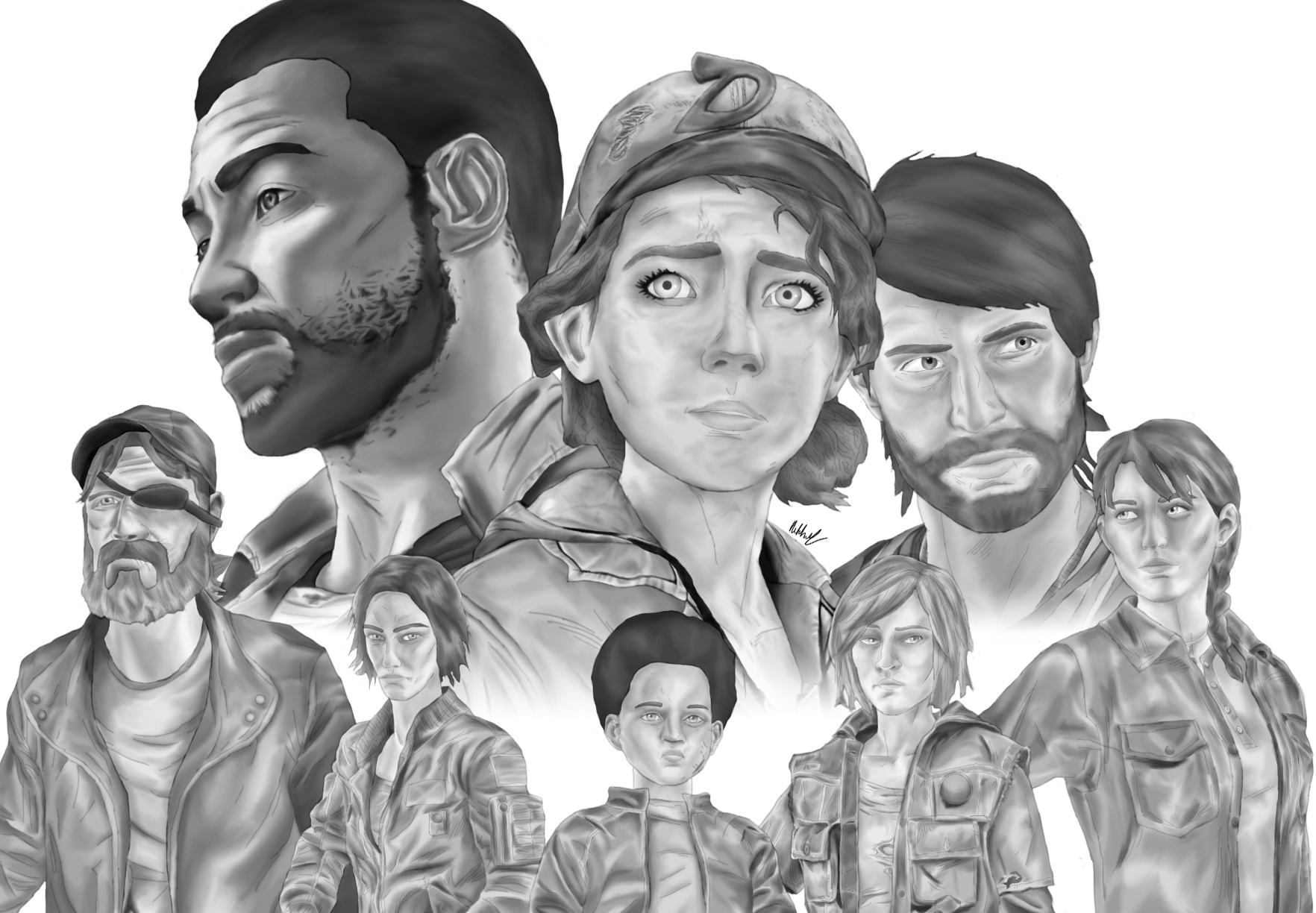Characters of The Walking Dead by me | Scrolller