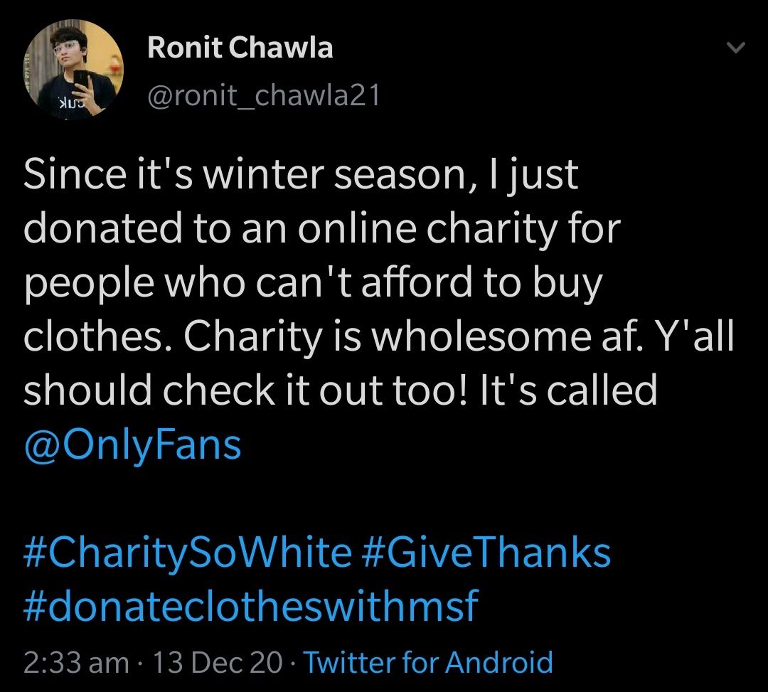 Charity is wholesome af. | Scrolller