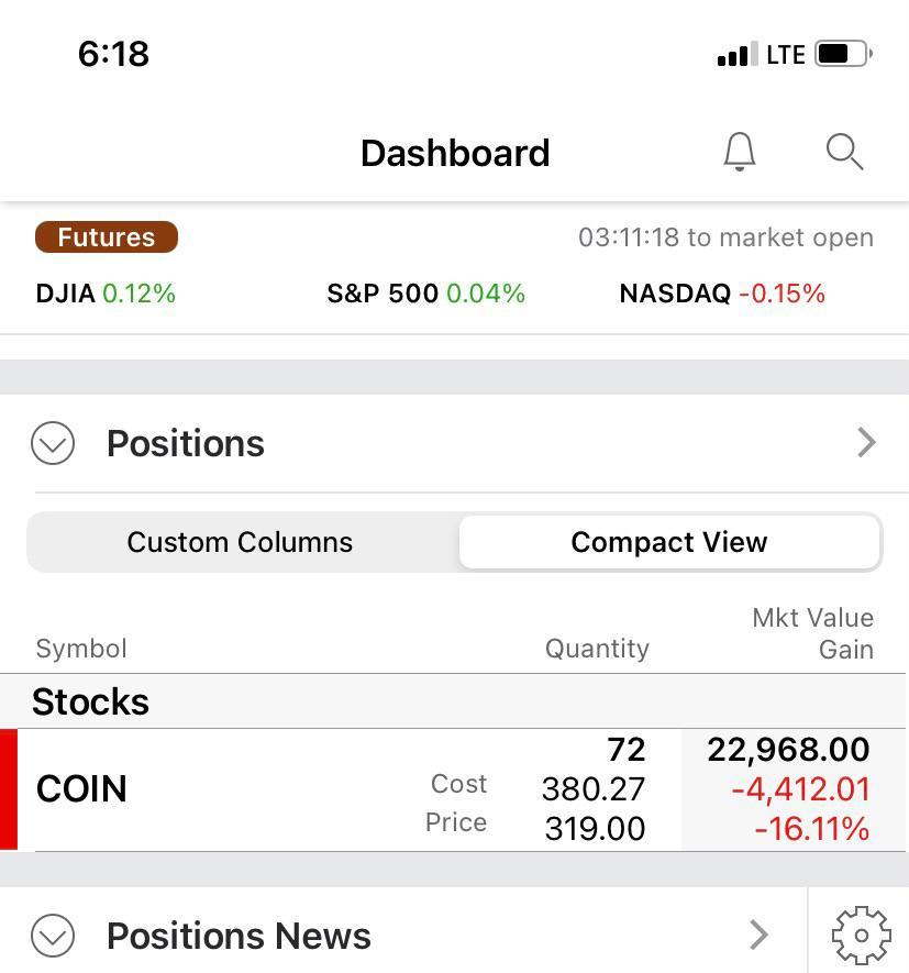 Check out these sweet negative gains baby | Scrolller