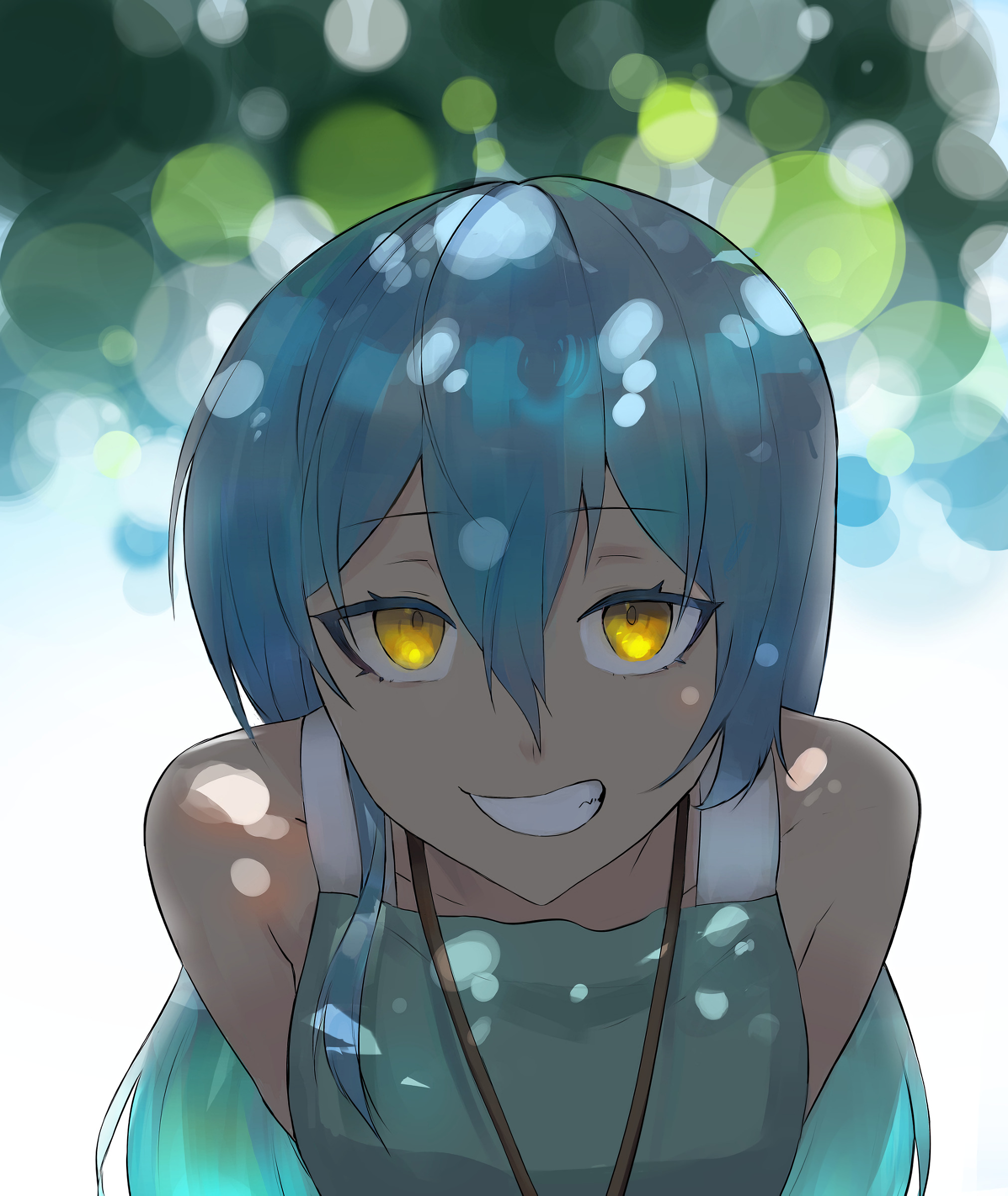 Cheeky grinning Rimuru-sama~💙 | Scrolller