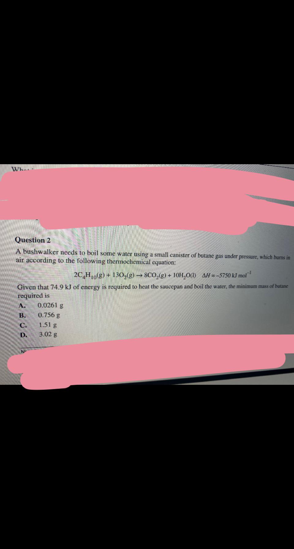 CHEMISTRY 3/4: Can someone please go through how to solve this? | Scrolller