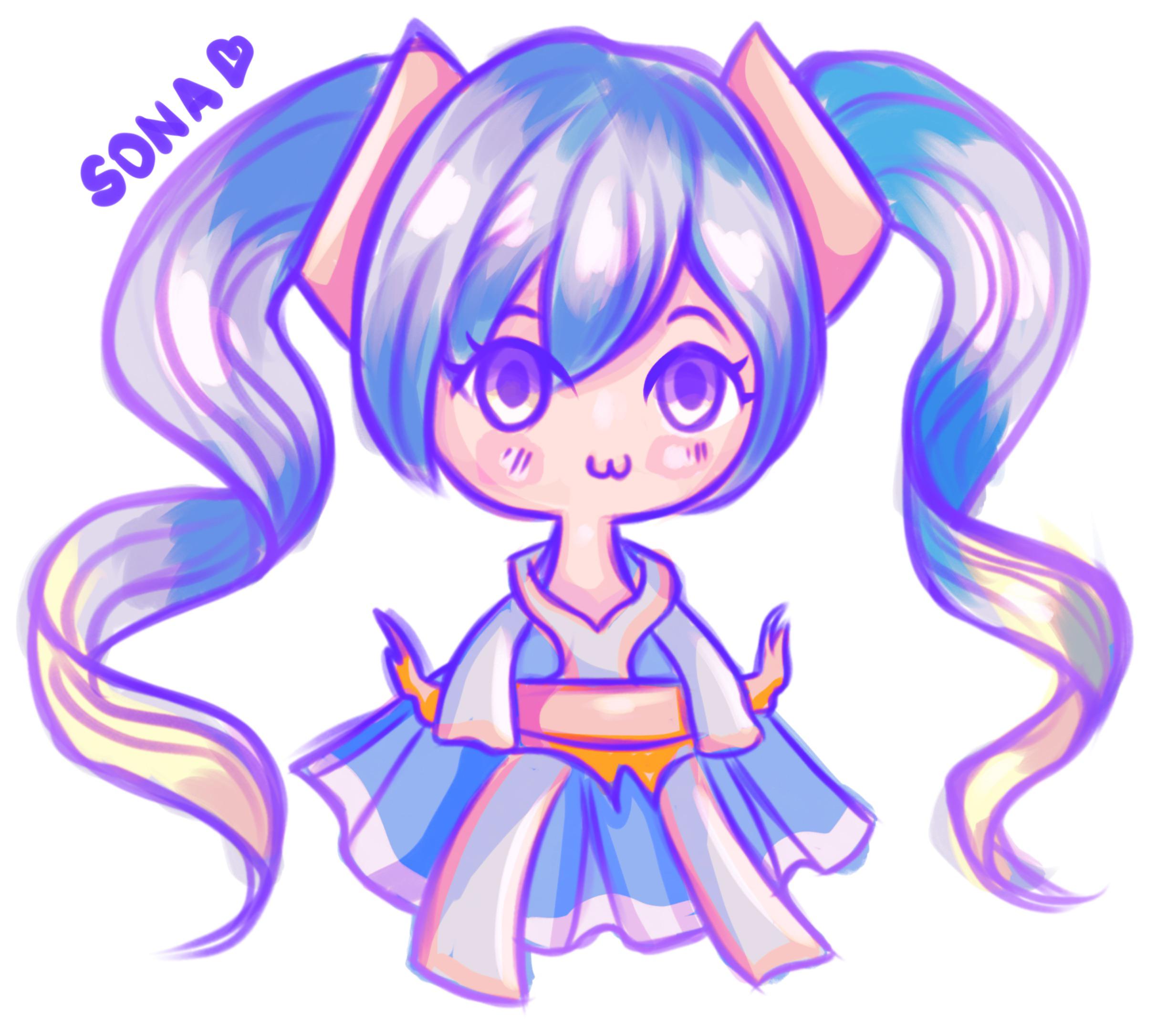 Chibi SONA fanart💖 | Scrolller