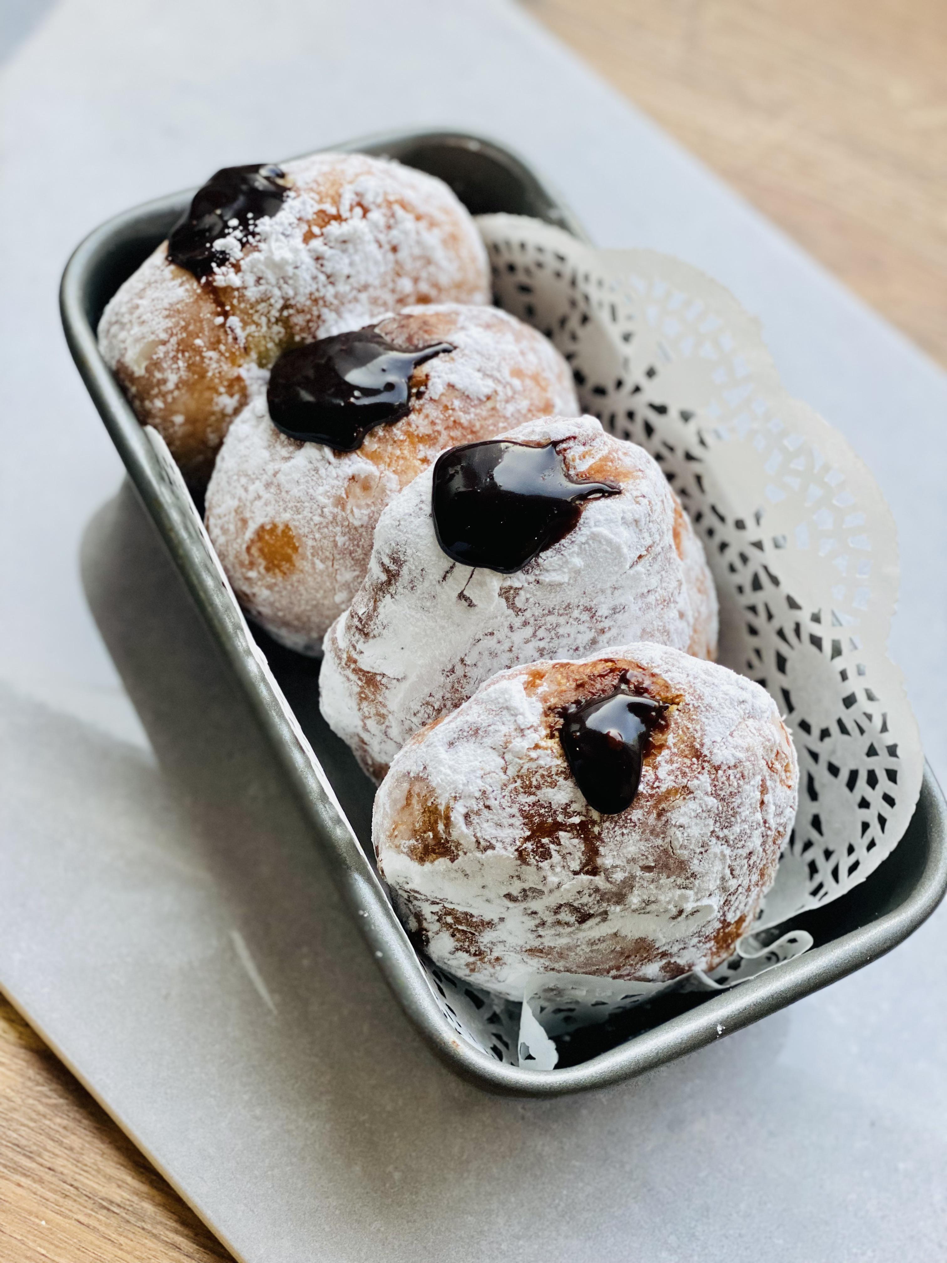 Chocolate ganache doughnuts | Scrolller