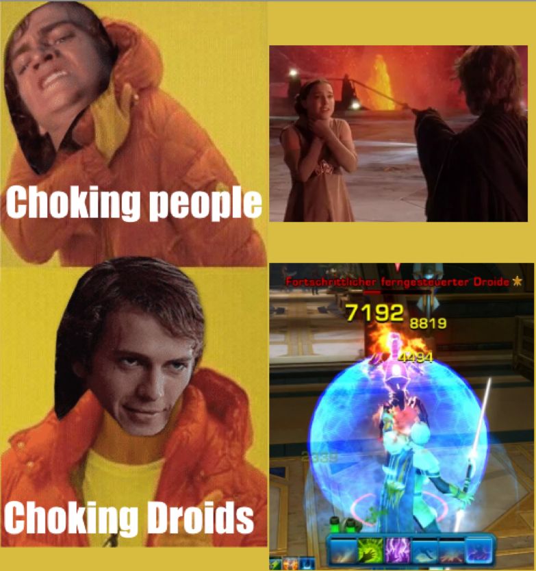 Choking droids...?!? | Scrolller