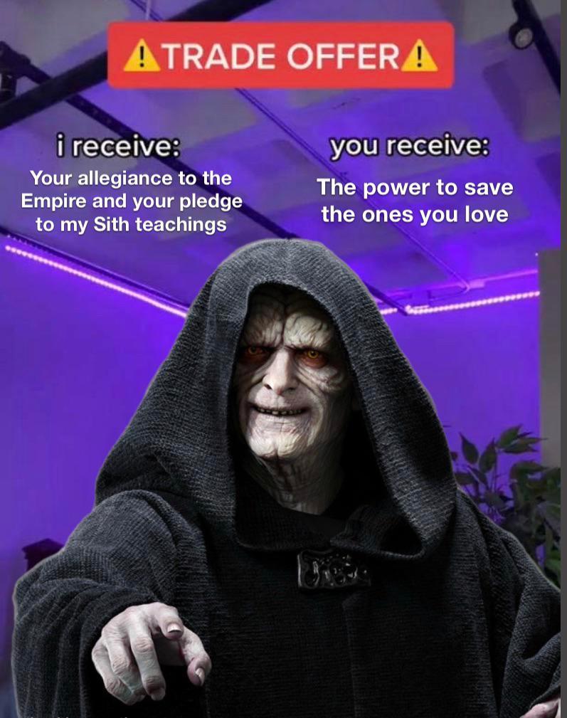 Choose wisely, young Skywalker | Scrolller