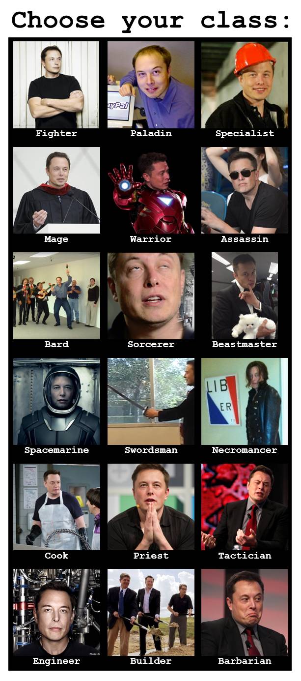 choose your class | Scrolller