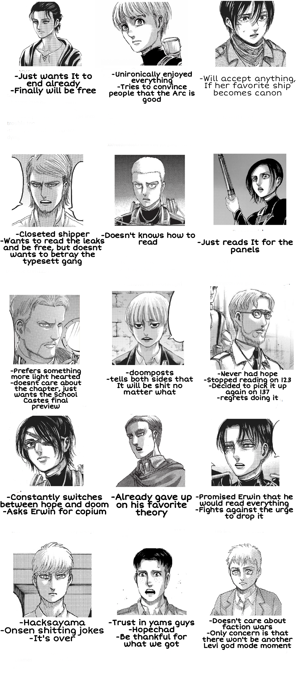 Chracters reading the final arc | Scrolller