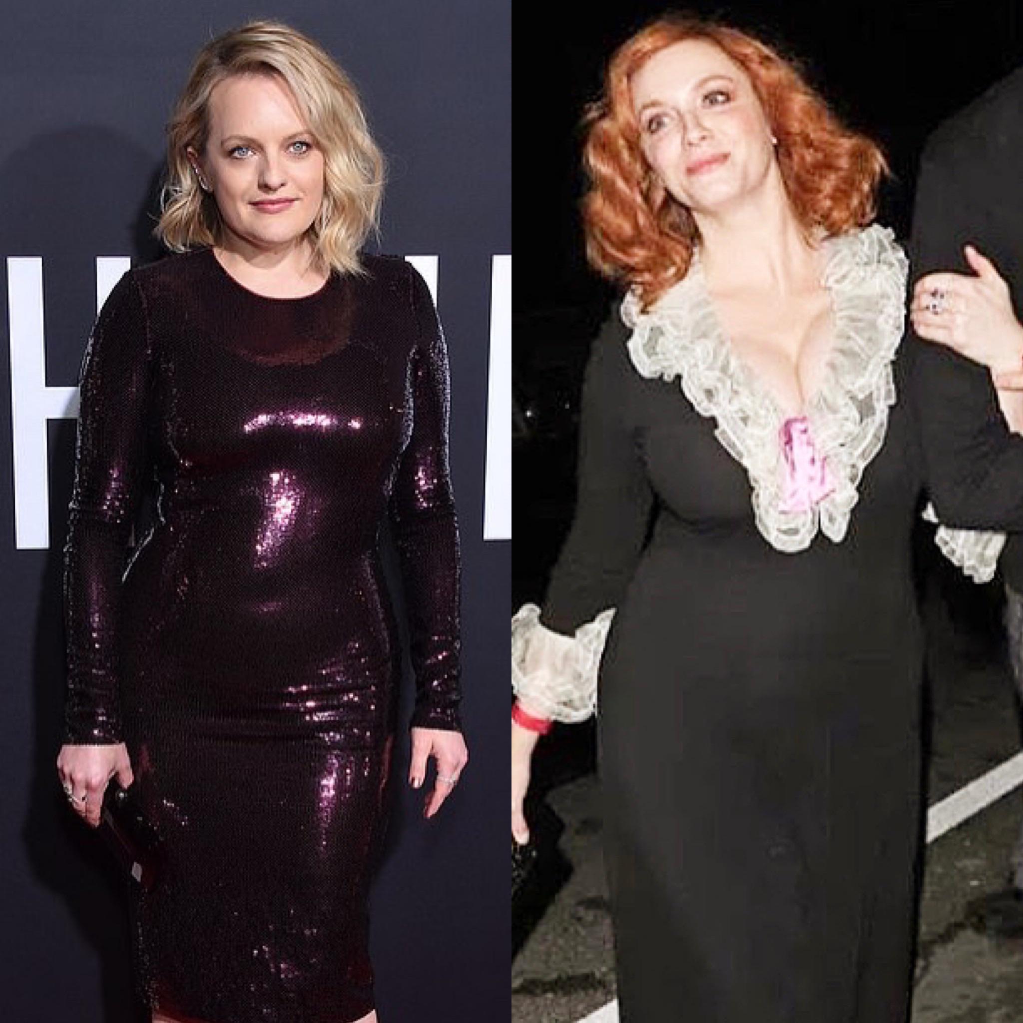 Christina Hendricks and Elisabeth Moss - post-Mad Men pounds | Scrolller
