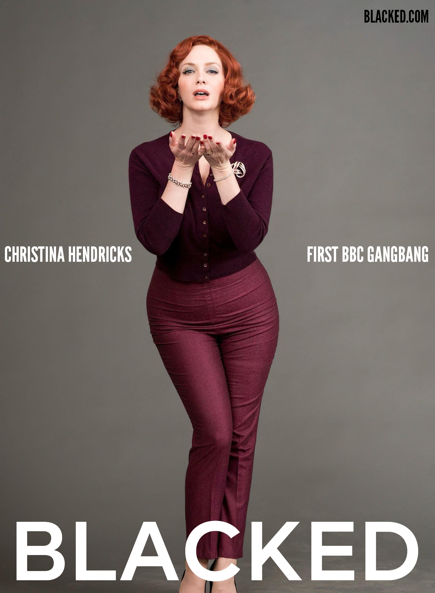 Christina Hendricks for Blacked | Scrolller