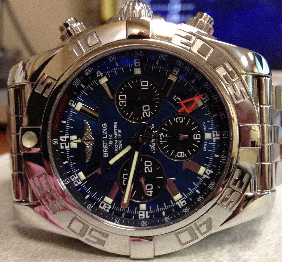 Chronomat GMT, Blackeyed Blue | Scrolller
